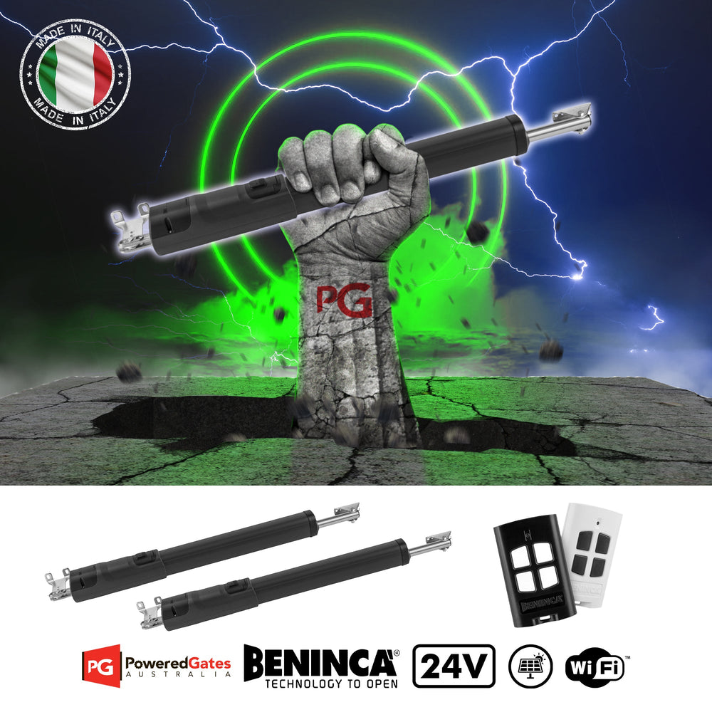 Beninca Tom 30 Double Swing Gate Linear Motor | Powered Gates Australia