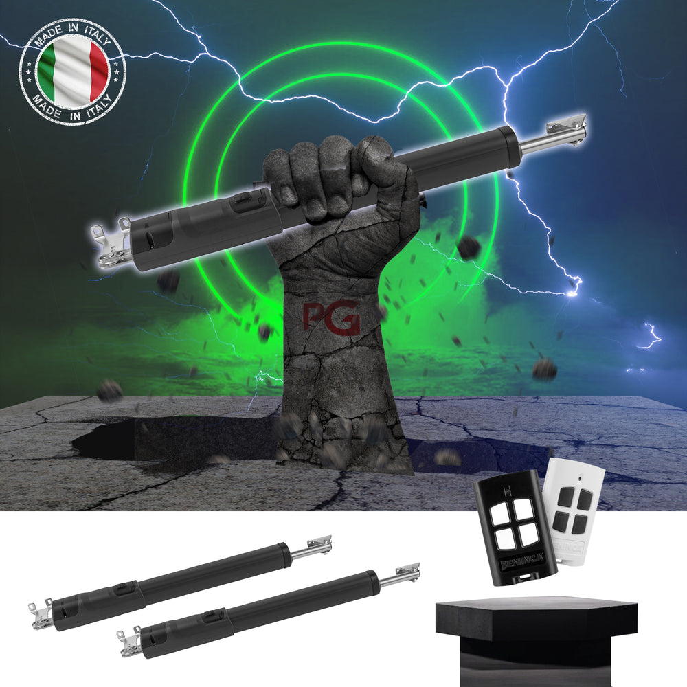 Beninca Tom 30 Double Swing Gate Motor + Hardware Bundle