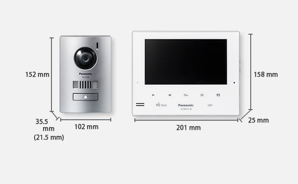 Intercom - Video & Audio Kit - Panasonic - 7" Display with Door Statio