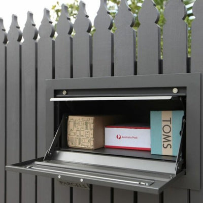 Letterbox & Parcel Boxes for Front Fence | Powered Gates Australia
