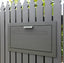 Parcel Mail Letterbox - Front Fence - Milkcan Geneva | Powered Gates ...